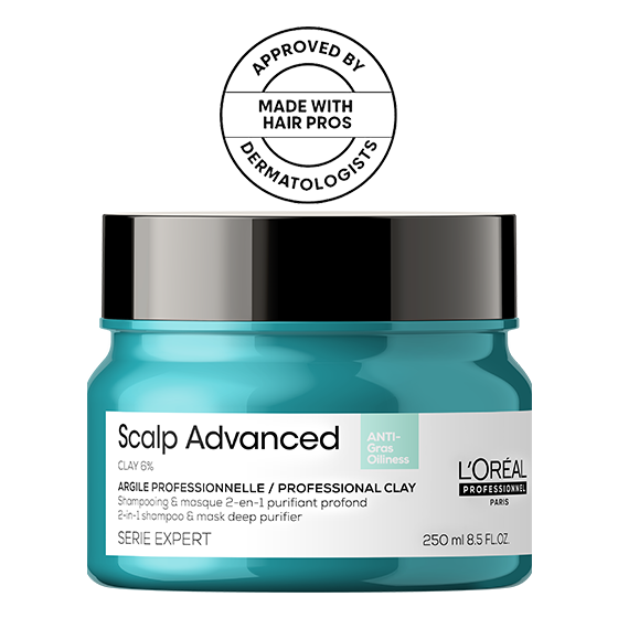 Loreal Profesional SE Scalp Advanced Anti-Oiliness 2in1 Clay 250ml – maska i šampon za masnu kosu