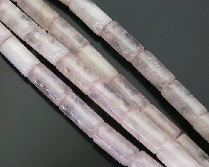 KAM_Rose Quartz 9x4mm – Valjak (10kom)