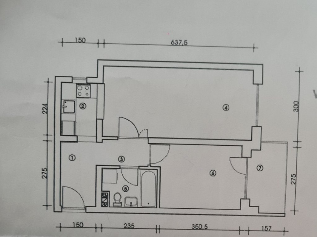 NOVA DETELINARA, 46 m2, DVOSOBAN,RENOVIRAN