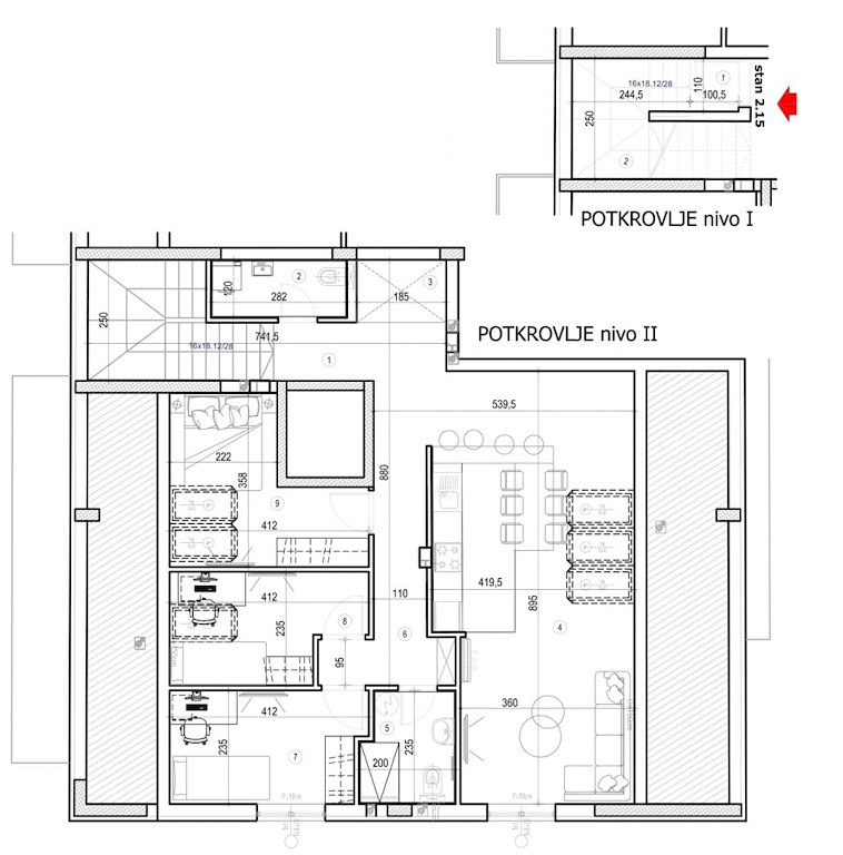 PETROVARADIN, 101 m2,Četvorosoban sa PDV