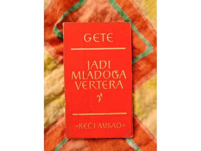 Jadi mladoga Vertera - Gete (+POKLON)