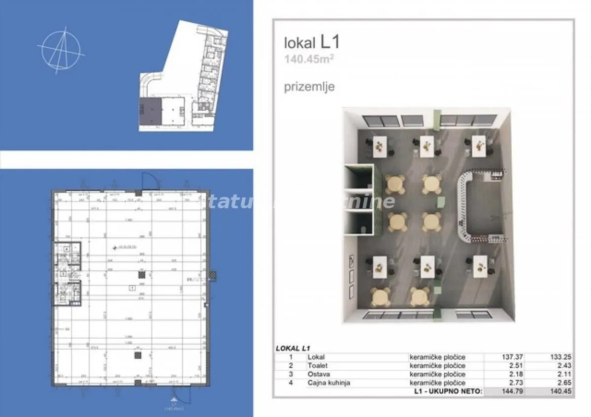 Prodaja, poslovni prostor, 145m2, Salajka, Novi Sad, Novi Sad