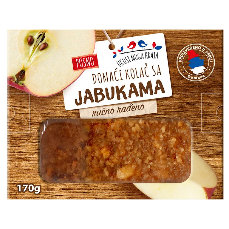 Umk kolač domaći sa jabukama 170g umk