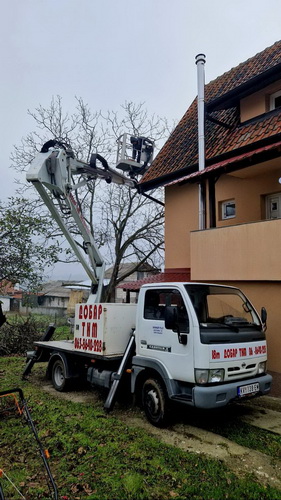 Korpa, atestirana za rad na visini do 18 m.