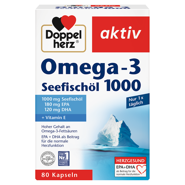 Doppel Herz Aktiv Omega 3 1000 80 kapsula