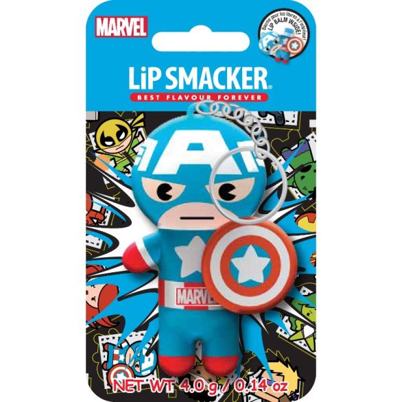 Lip Smacker - Marvel Captain America, privezak & balzam za usne, 4g