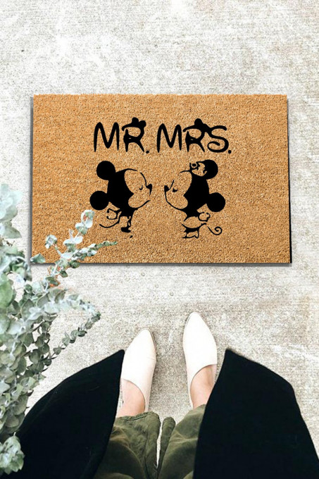 Otirač pvc Mr i Mrs