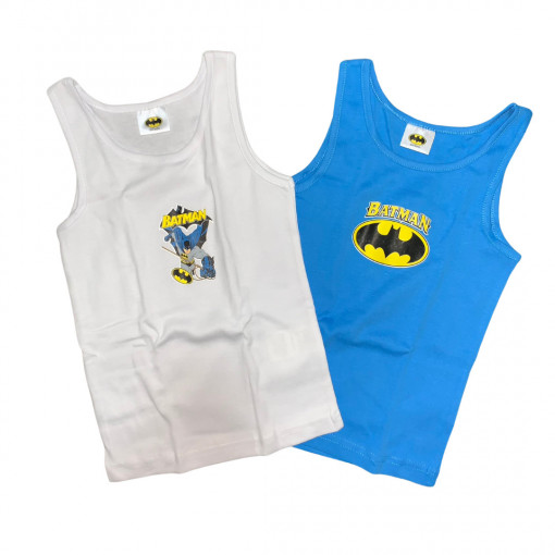 Majice za dečake Batman bela i plava set 2 kom