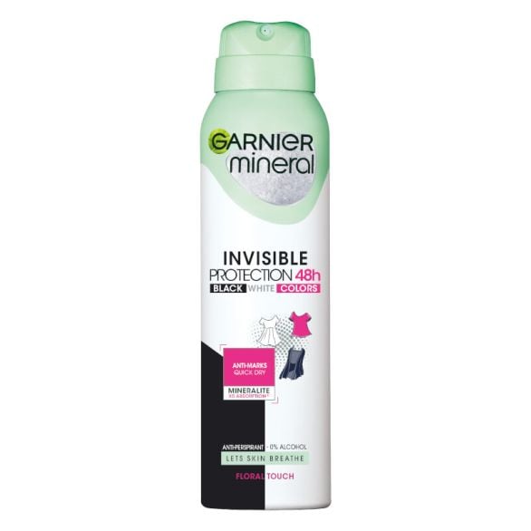 Garnier Deo Mineral Invisi Black, White & Colors antiperspirant 150ml