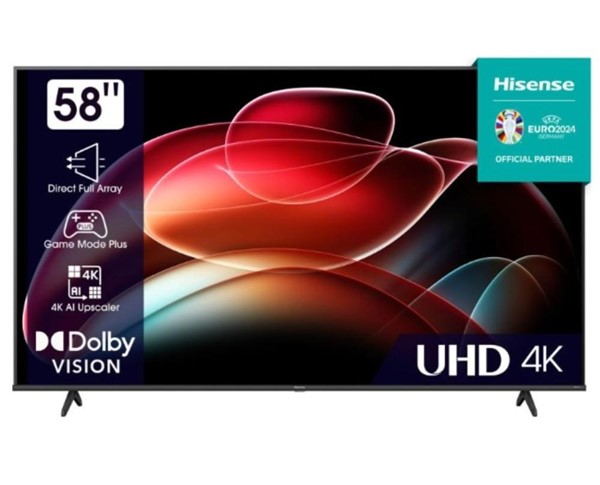HISENSE Televizor 58A6K 58'' (146 cm) 4K Ultra HD 3840x2160