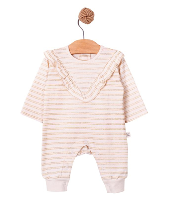 Just Kiddin baby zeka za devojčice sa drikerima 3-6 meseci Self Care Beige - 18000638