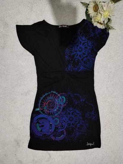 ♫ ♪ ♫ DESIGUAL crnoplava šarena haljina