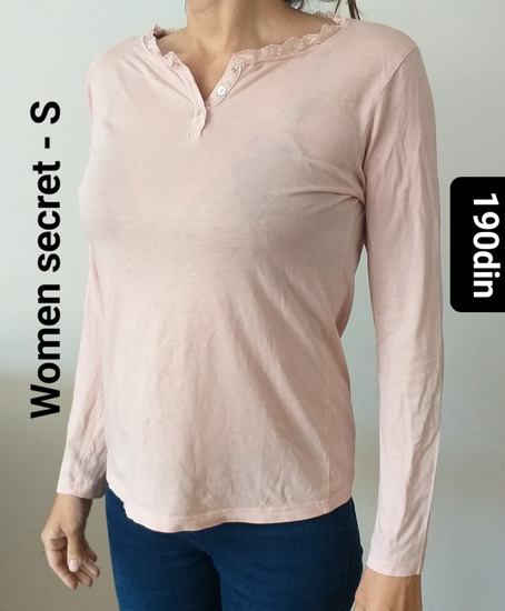 Women'secret ženska pidžama gornji deo roze S/36
