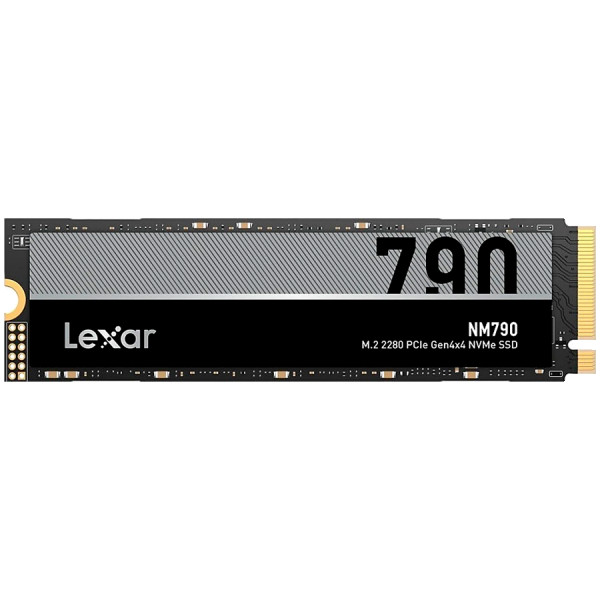 Lexar 2TB High Speed PCIe Gen 4X4 M.2 NVMe, up to 7400 MBs read and 6500 MBs write with Heatsink, EAN: 843367131259 ( LNM790X002T-RN9NG )