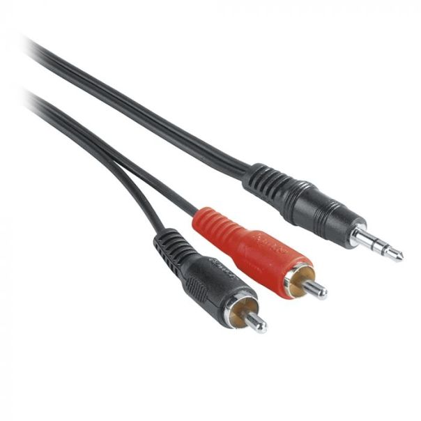 HAMA Audio Kabl 3.5mm (muški) na 2x činč (muški), 2.0m