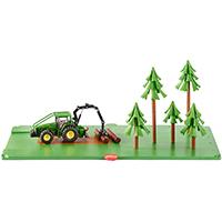 SIKU Set za igru Traktor i drveće Šumski set Šumari 5605