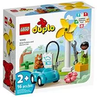 LEGO® DUPLO® Kocke Vetrenjača i električni auto 10985