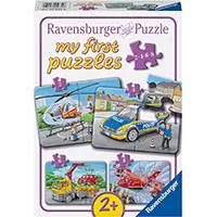 Ravensburger Moje prve puzle 4u1 Vozila za hitne intervencije 05631