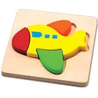 Viga drvena puzzla avion 50173