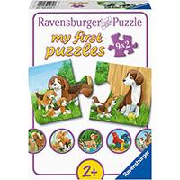Ravensburger Moje prve Puzzle slagalica 9x2 dela Životinje sa mladuncima 03123