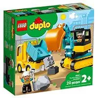 LEGO® DUPLO® Kocke - Kamion i bager 10931