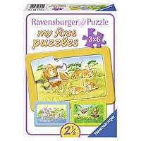 Ravensburger puzzle 3x6 delova - Slon, majmun, lav 06574