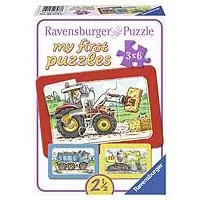 Ravensburger puzzle 3x6 delova - 3 u 1 mašine 06573