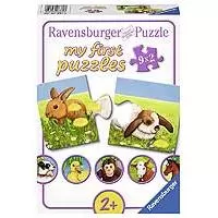 Ravensburger puzzle 18 delova - 9 u 1, slatke životinje 07331