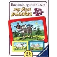 Ravensburger puzzle 18 delova - Ovca, magarac, koza 06134