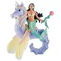 Schleich Figurice Bayala - Sirena Isabelle na leđima morskog konjica 70557