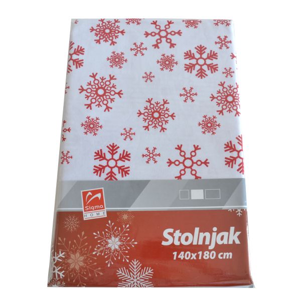 SIGMA NG stolnjak 140x180 cm crvene pahulje