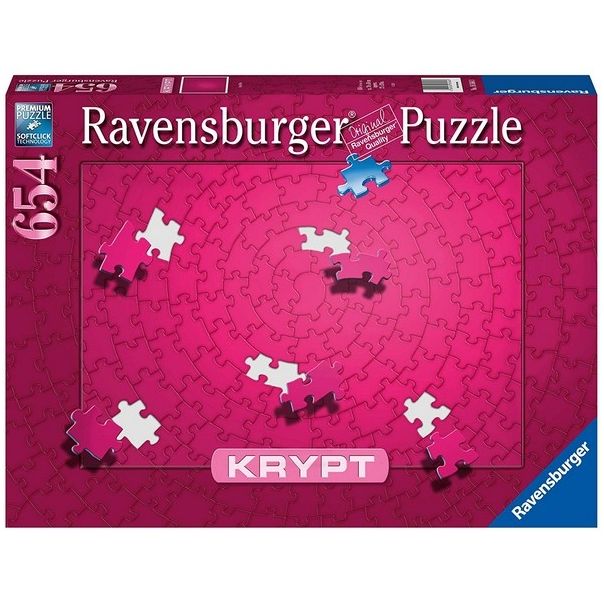 Ravensburger puzzle - KRYP pink - 654 delova