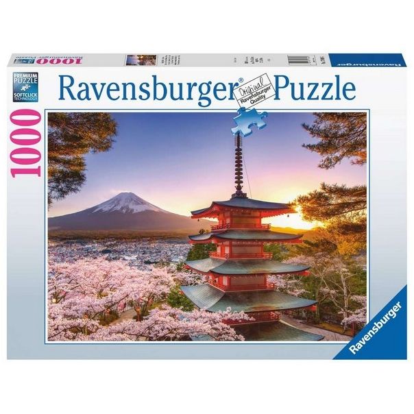 Ravensburger puzzle – Planina Fudži i cvet višnje - 1000 delova