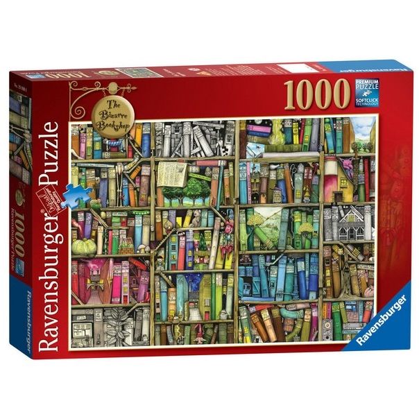 Ravensburger puzzle - The Bizzarre Bookshop - 1000 delova