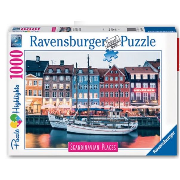 Ravensburger puzzle - Kopenhagen, Danska- 1000 delova