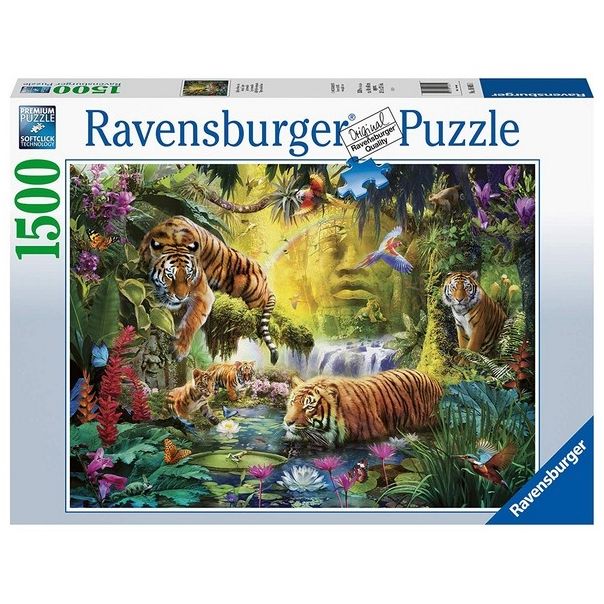 Ravensburger puzzle - Tigar- 1500 delova