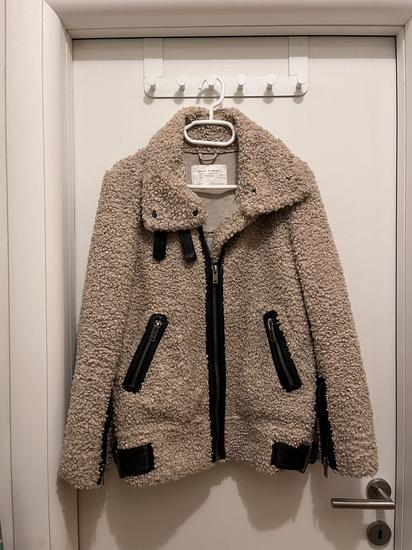 Zara teddy biker jakna bunda