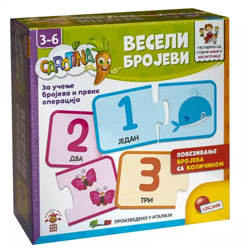 Carotina SR Edukativni set Veseli brojevi Lisciani RS87471 (50004)