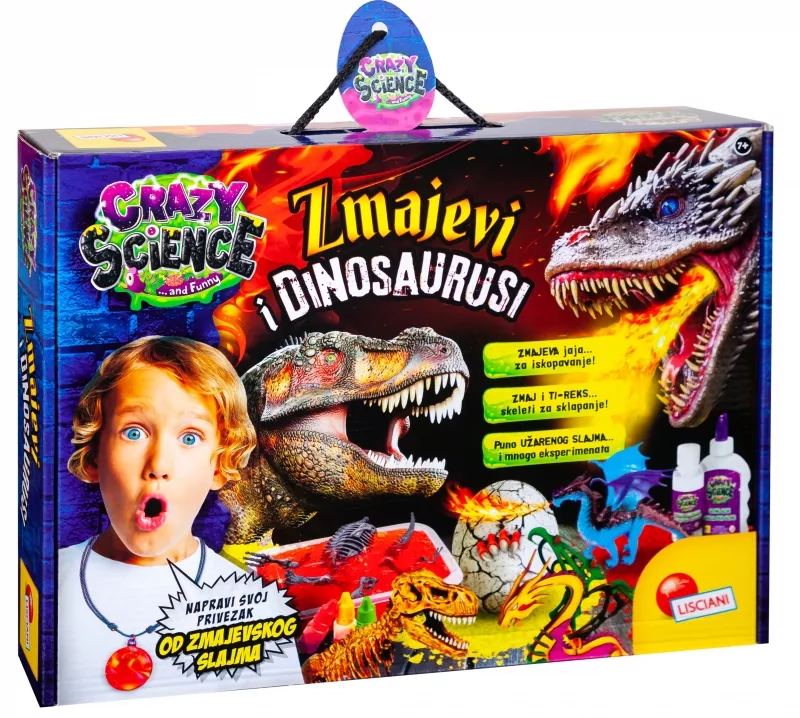 CRAZY SCIENCE SR LABORATORIJA ZMAJEVA I DINOSAURUSA LISCIANI RS89390