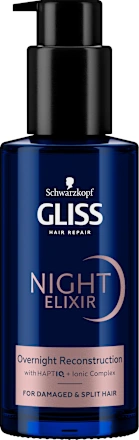Schwarzkopf GLISS
Serum za kosu, NIGHT ELIXIR RECONSTRUCTION, 100 ml