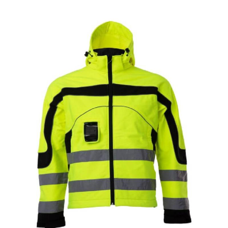 FLUO HI-VIS SOFTSHELL JAKNA