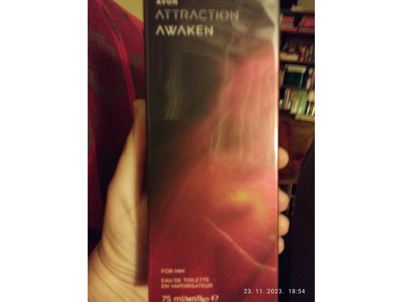 Avon Attraction Awaken for him 75ml Novo