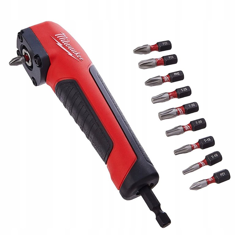 Milwaukee Ugaoni adapter Shockwave set