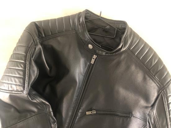 Crna kozna jakna L/XL