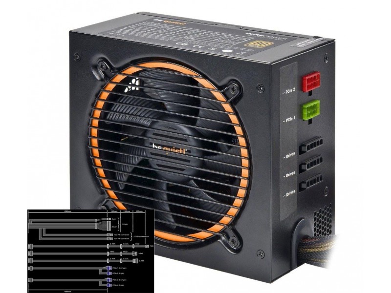 Be Quiet CM BQT L8-630W PSU Pure Power