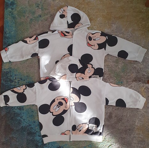 Zara dukserica Disney -Mickey Mouse 2 kom.- 110cm