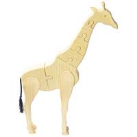 PIKA PAU Drvena igračka žirafa