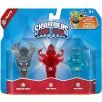 Skylanders Trap Team Tri Zamke - Triple Trap Pack Air Jughead + Undead Skulll + Fire Torch 87277EU