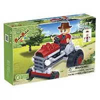 BANBAO Gift TRAKTOR - Steam Car 8045