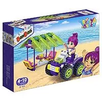 BANBAO Kocke Trendy Beach AUTO ZA PLAŽU - Quad Bike Patrol 6129